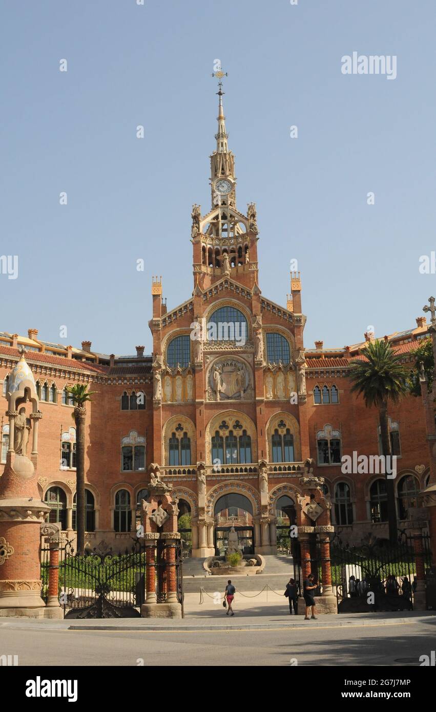 barcelona/catalonia/ Spain/ 24.July 2019/ Former Hosptial sant Pau and ...