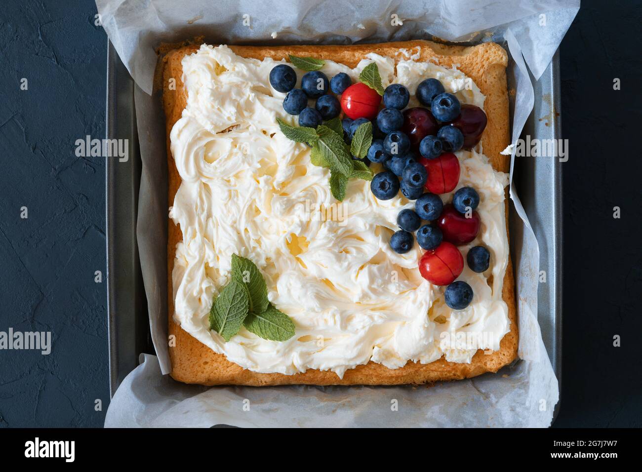 Summer Rectangle Cakes