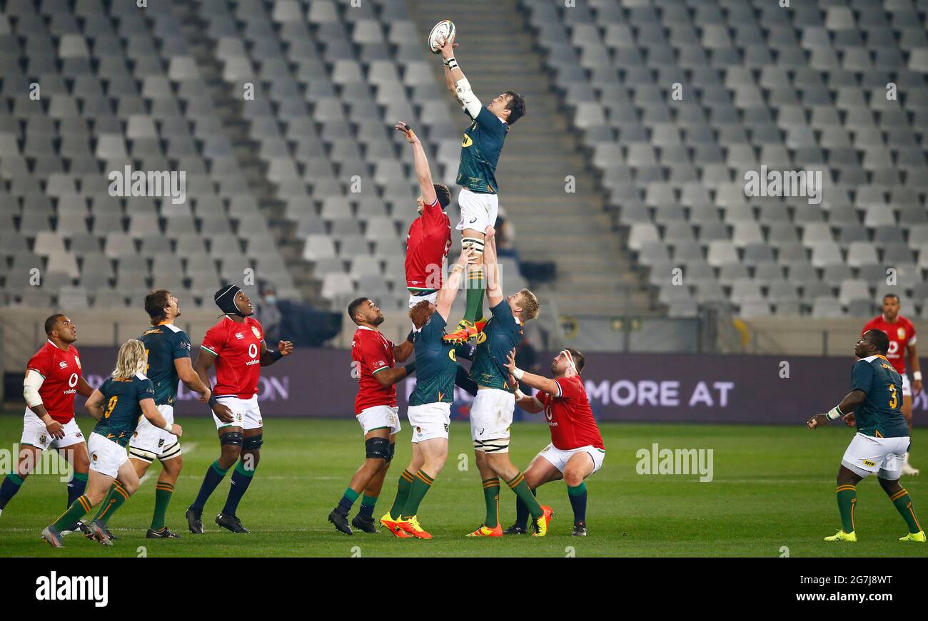 Franco Mostert of South Africa A wins a line out during the Castle ...