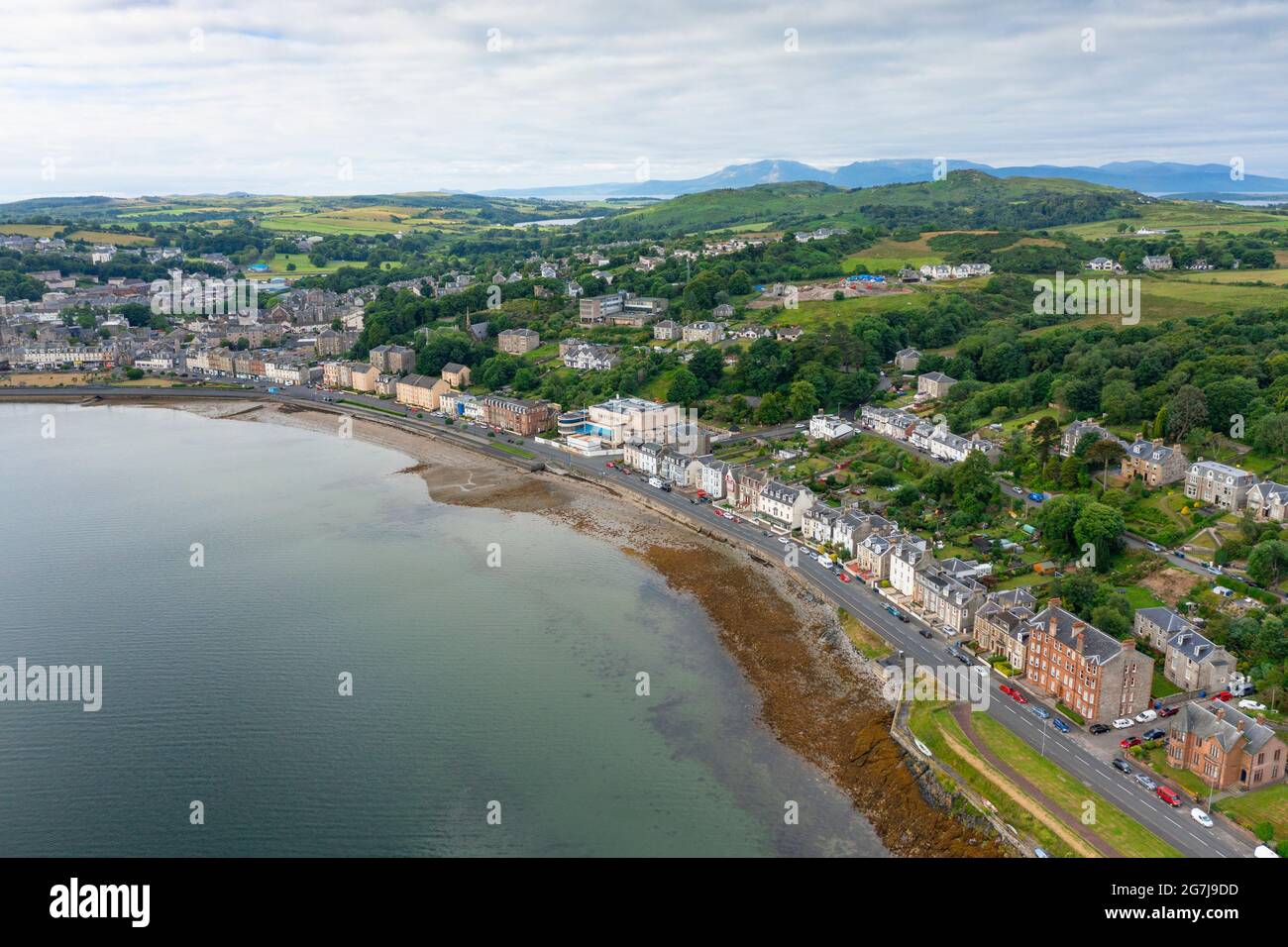Isle bute aerial hi-res stock photography and images - Alamy