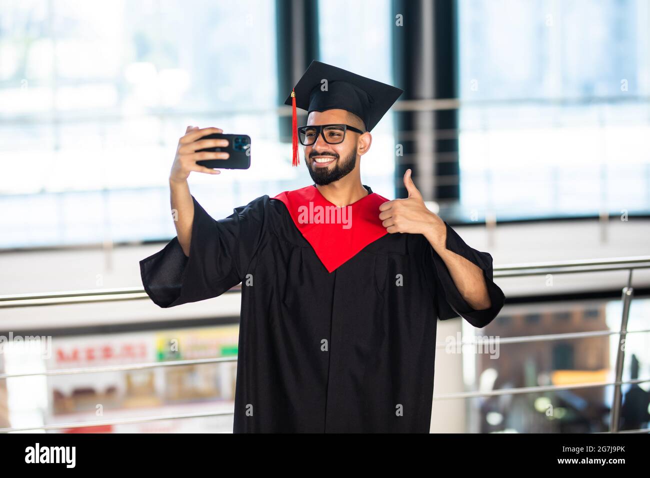 Highschool indian man graduate after graduation caremony Stock Photo ...
