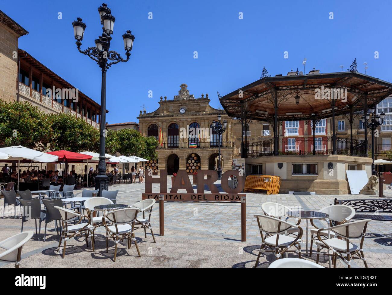 The Rioja town of Haro is at the centre of the region producing Rioja ...