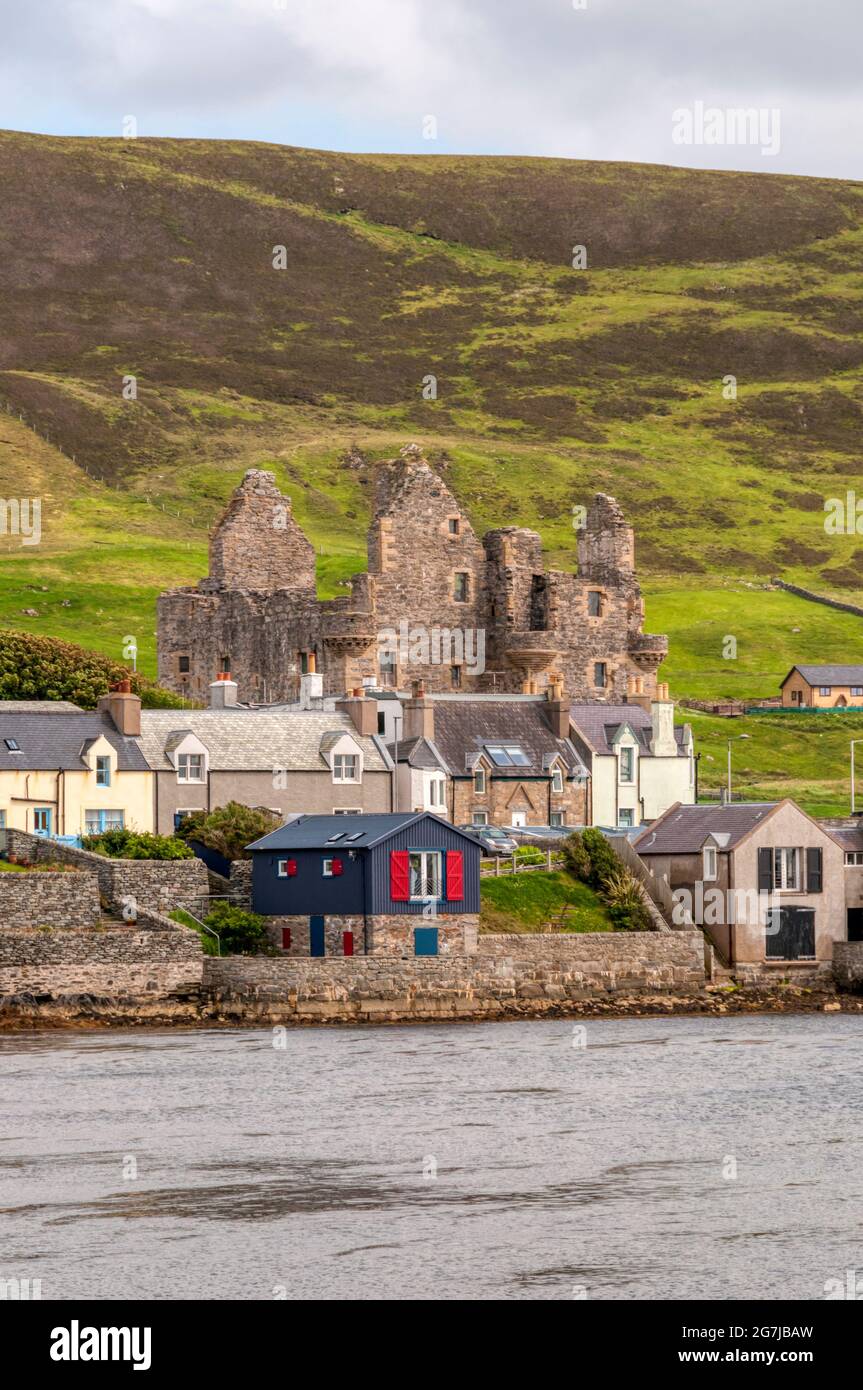 Scalloway Castle on Mainland Shetland Stock Photo - Alamy