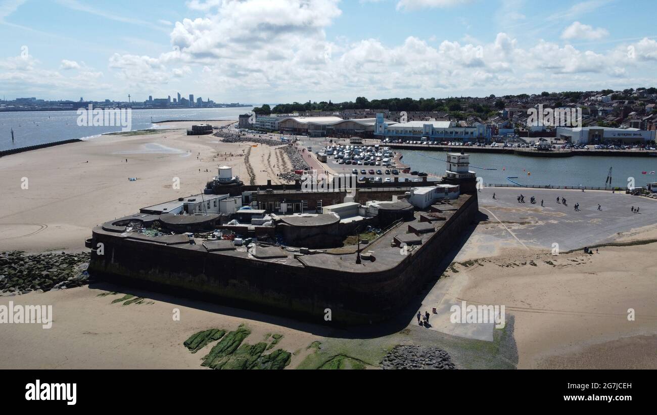 Drone photography of merseyside Stock Photo - Alamy