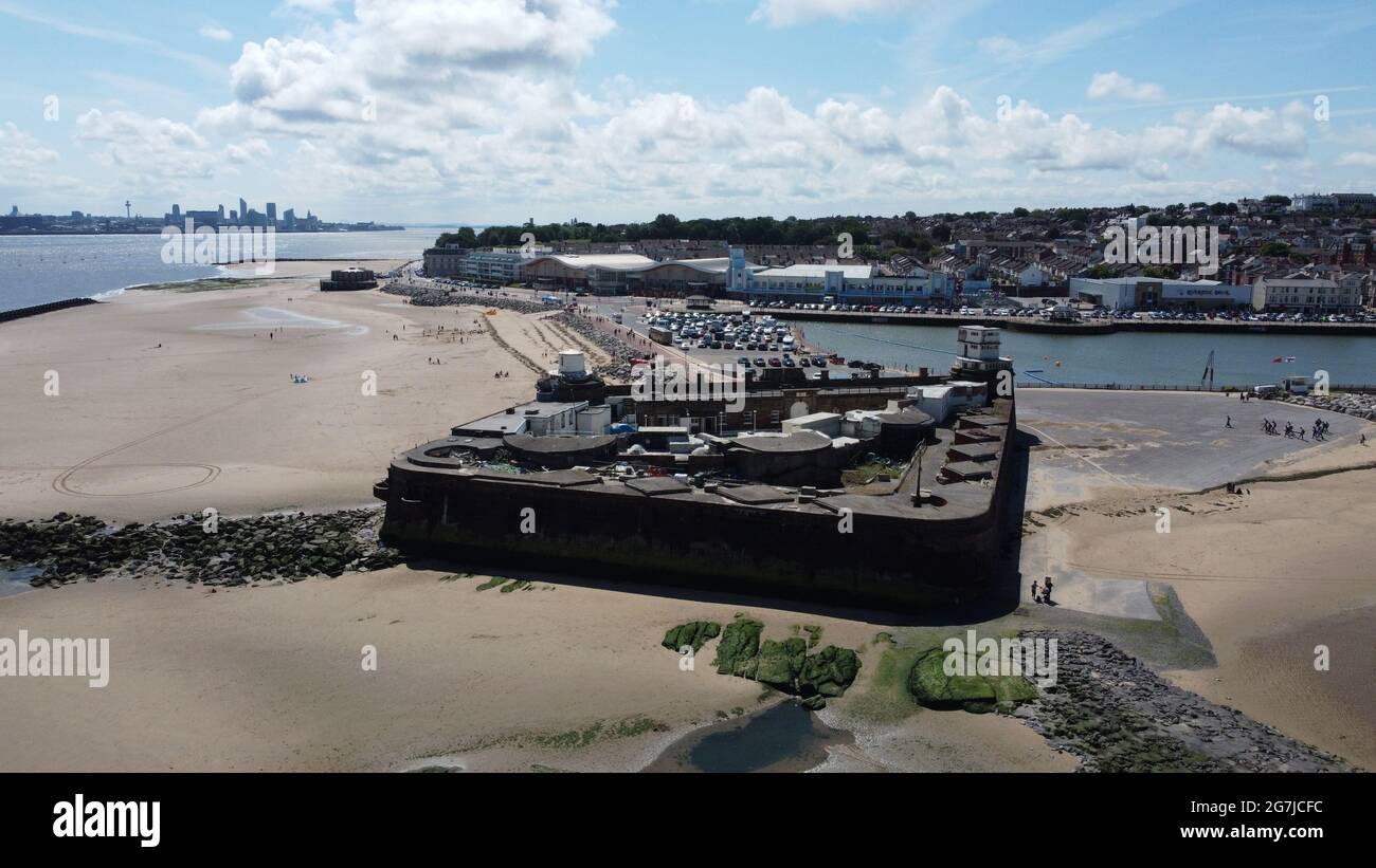 Drone photography of merseyside Stock Photo - Alamy