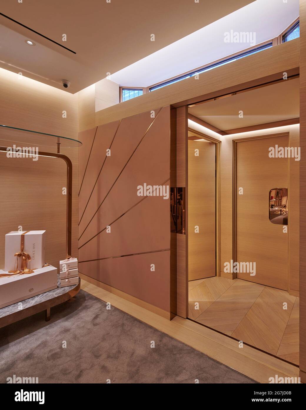 Changing Room entrance. Grace Han, London, United Kingdom. Architect ...