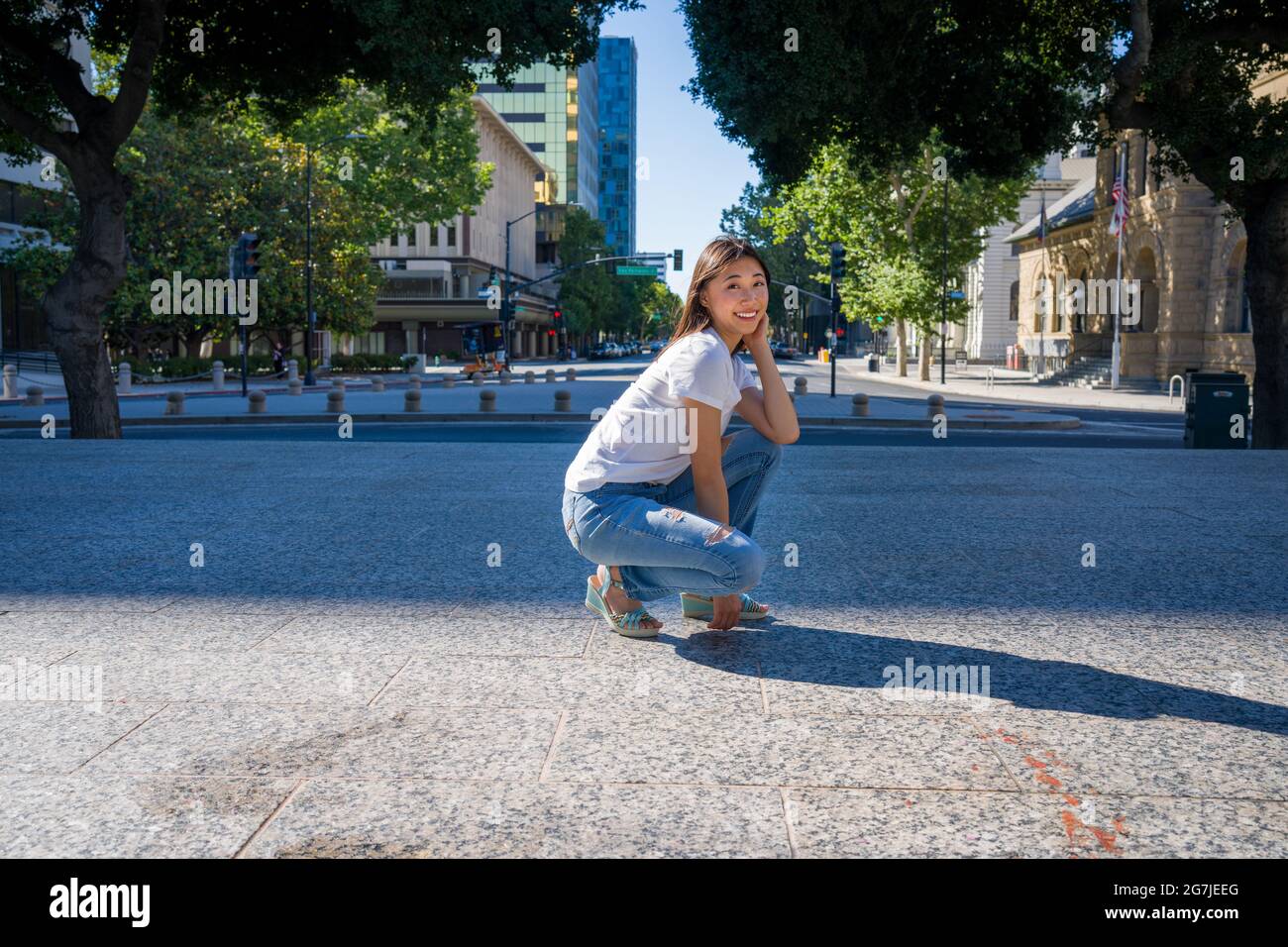 Tall female hi-res stock photography and images - Alamy