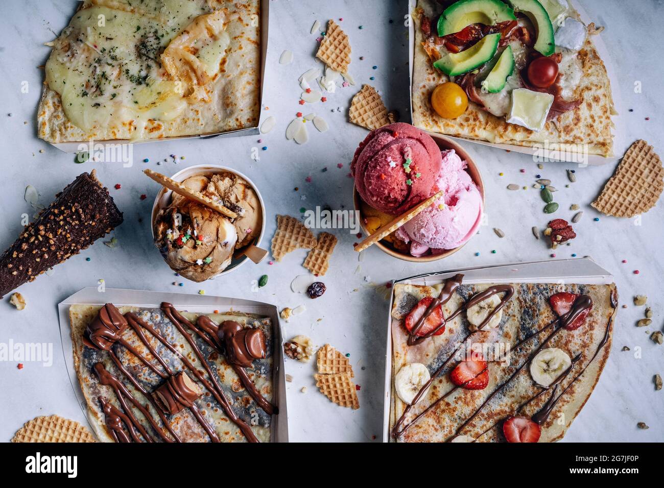 Aerial table pancake hi-res stock photography and images - Alamy