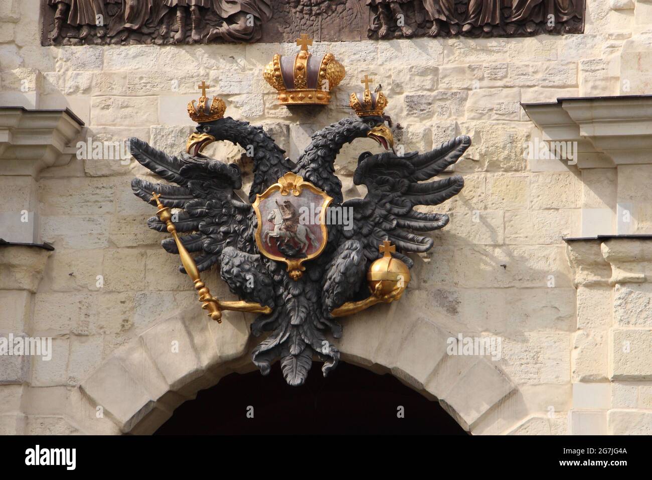 Russia two headed eagle hi-res stock photography and images - Alamy