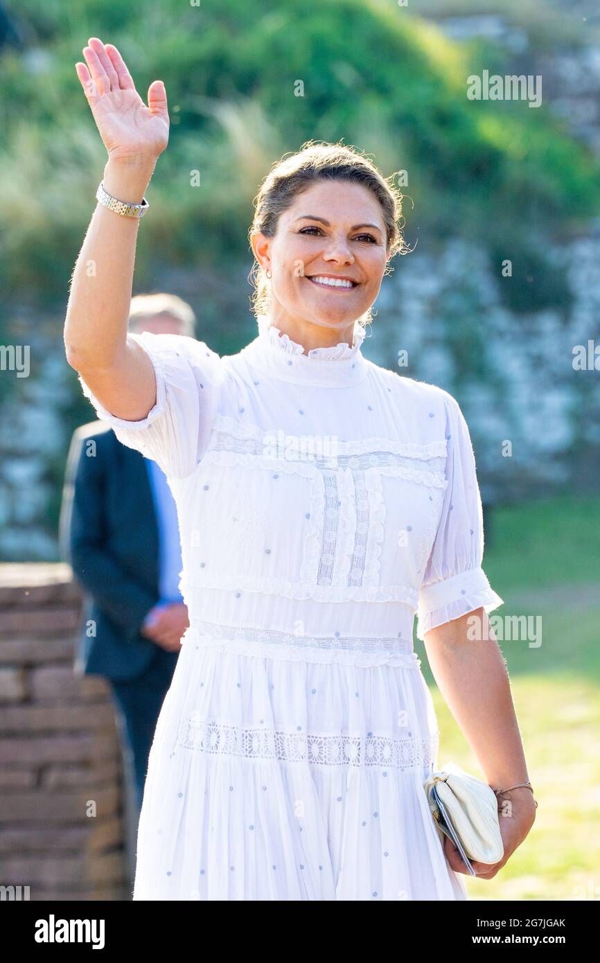 Borgholm, Sweden, 14th July. Crown Princess Victoria during the ...