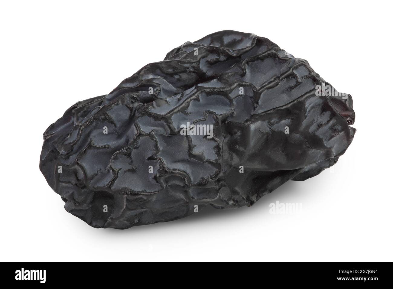 Yellow raisins isolated on white background with clipping path and full ...