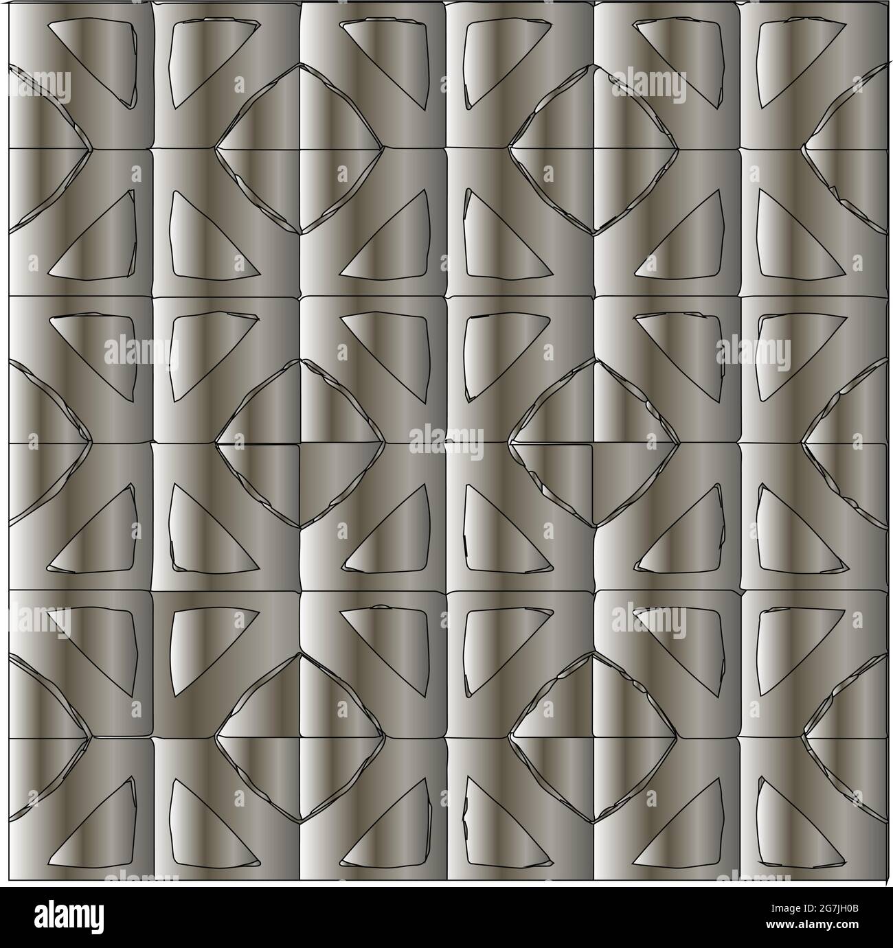 Silver metallic gradient with repeat Pattern . Abstract metallic ...