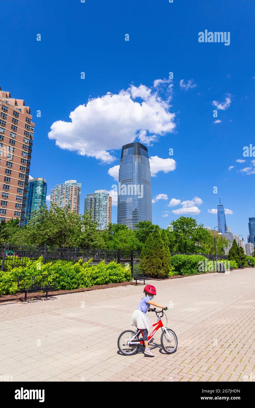 Unique shape clouds float over the Luxury high-rise apartments in ...