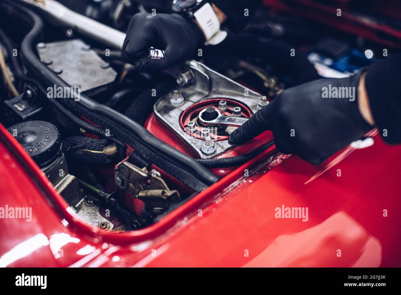 Car shock absorber suspension hi-res stock photography and images - Alamy