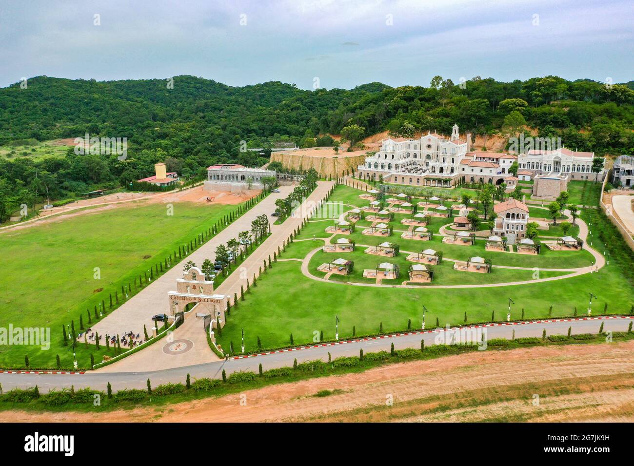 Castello Di Bellagio in Pattaya, Chonburi, Thailand, south east asia ...