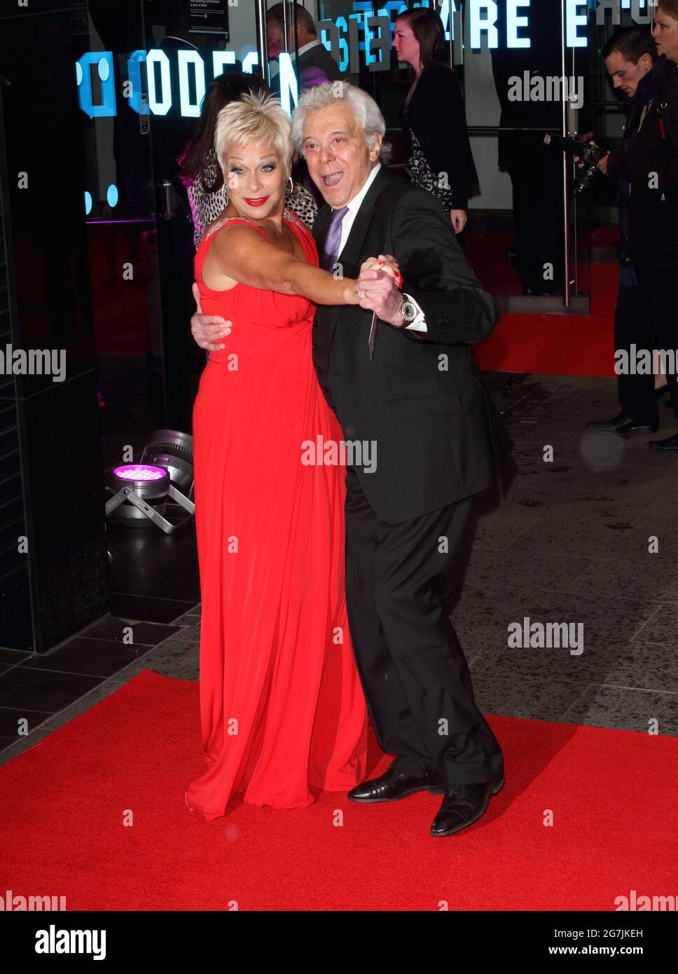 London. UK. Denise Welch and Lionel Blair at the World Premiere of Run ...