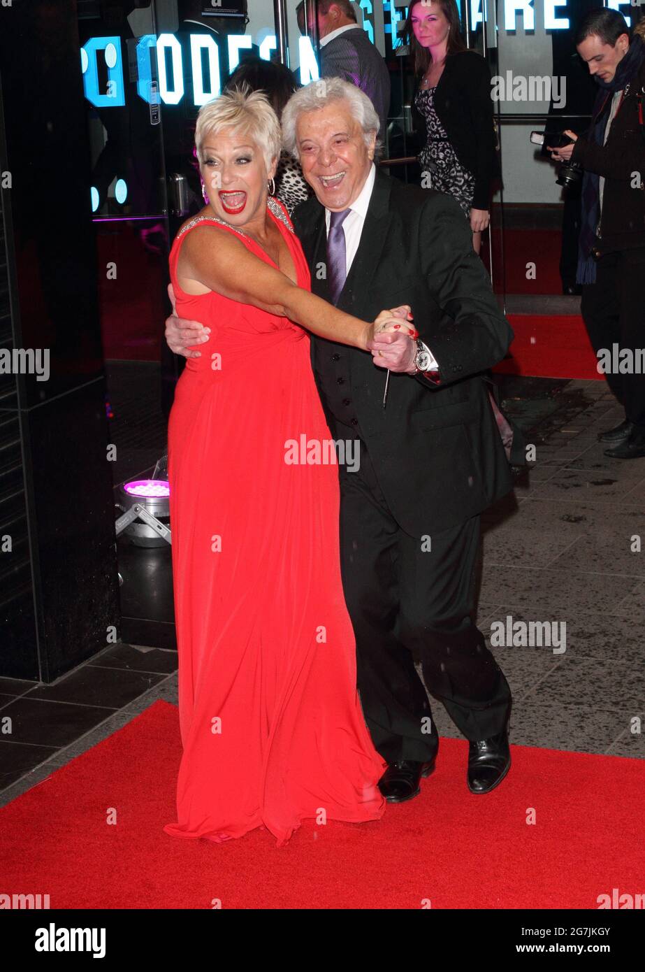 London. UK. Denise Welch and Lionel Blair at the World Premiere of Run ...