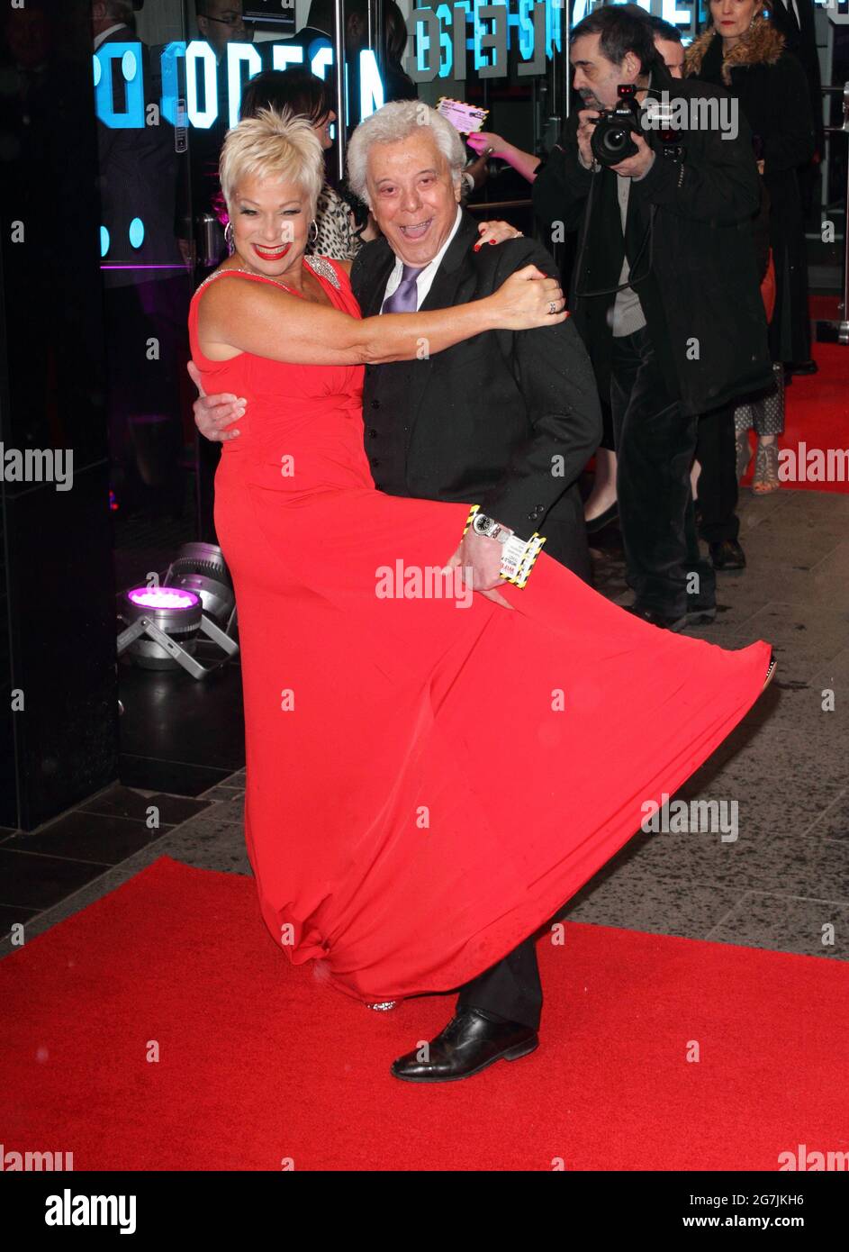London. UK. Denise Welch and Lionel Blair at the World Premiere of Run ...