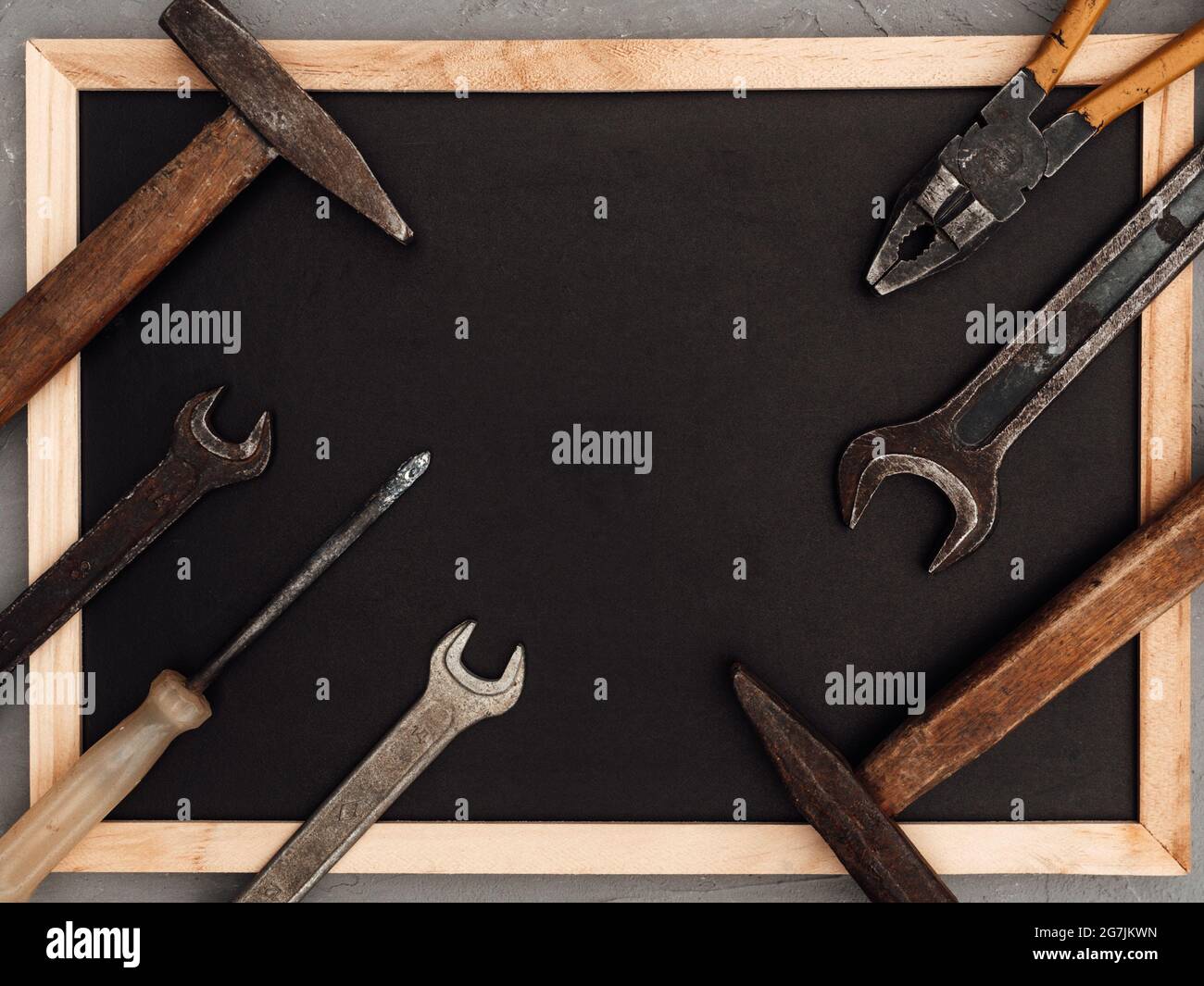 Hand lettering tools hi-res stock photography and images - Alamy