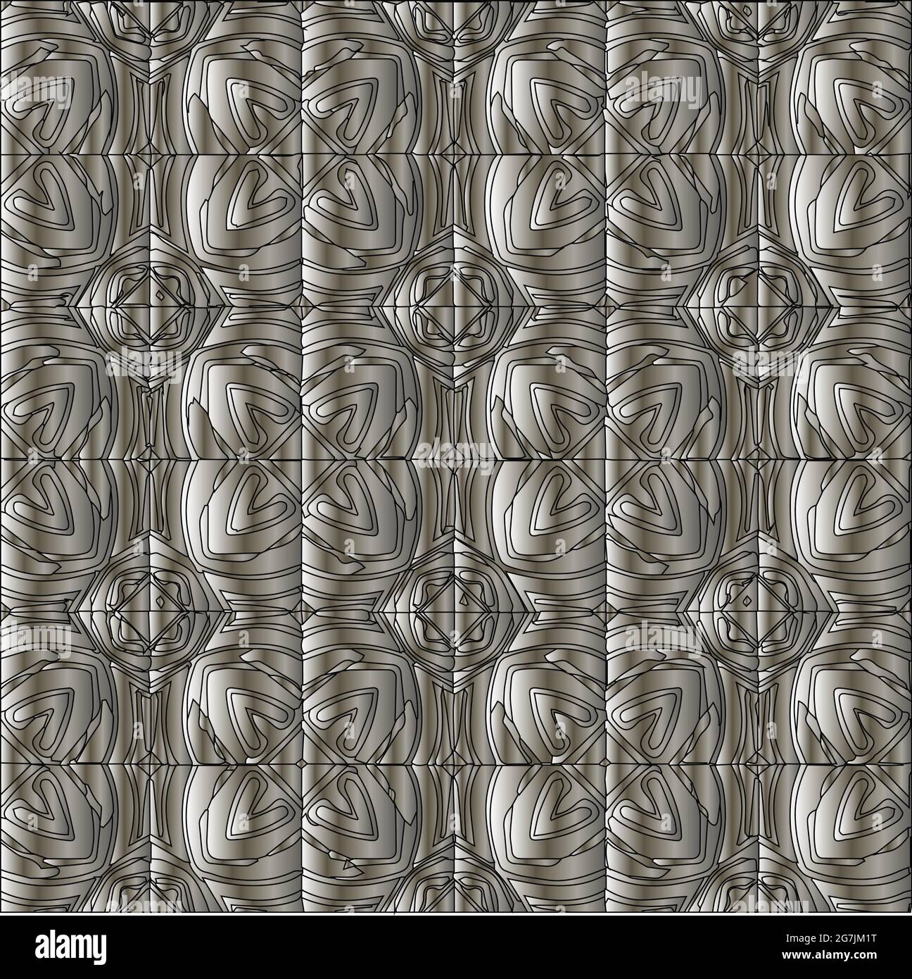 Silver metallic gradient with repeat Pattern . Abstract metallic ...