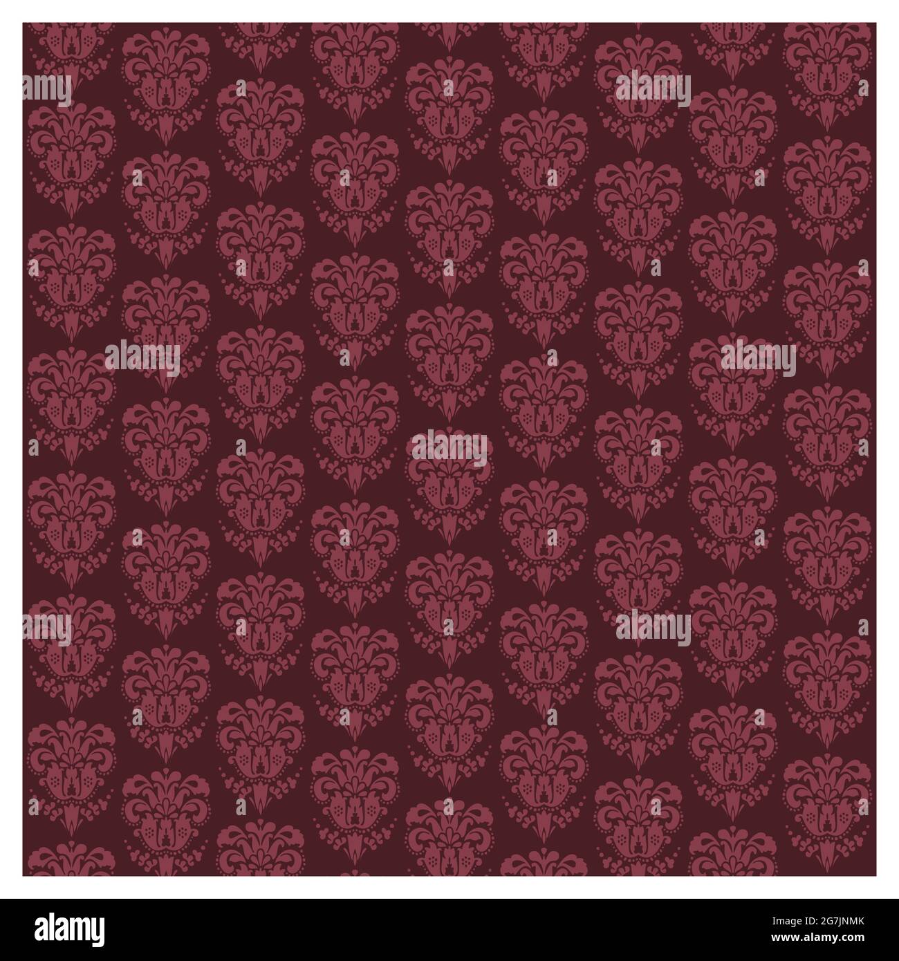 Red patterns on a vintage wallpaper Stock Vector Image & Art - Alamy