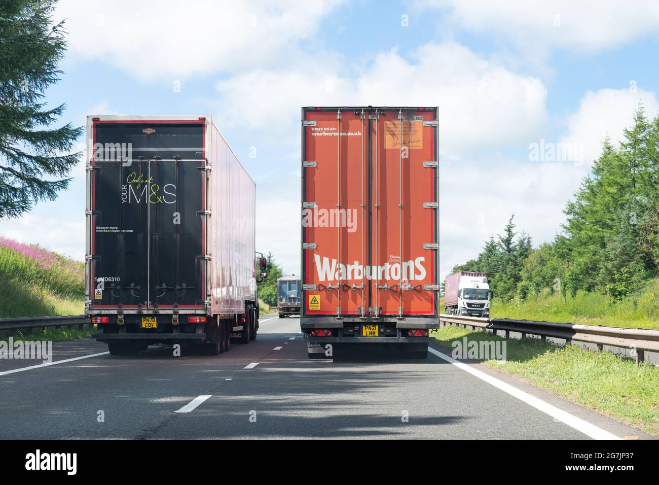 Warburtons lorry hi-res stock photography and images - Alamy