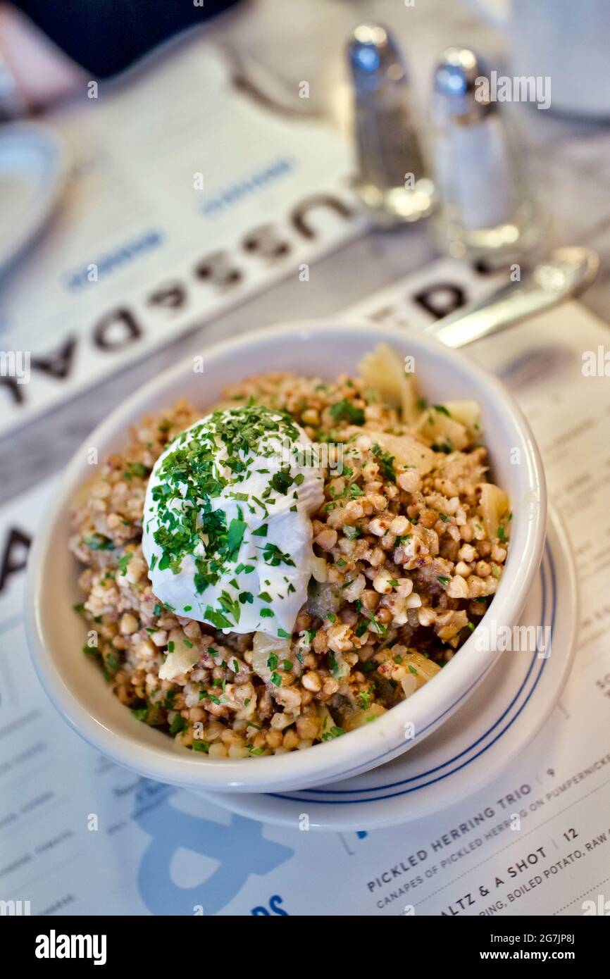 Russ & Daughters Cafe opened in 2014, on the 100th anniversary of Russ ...