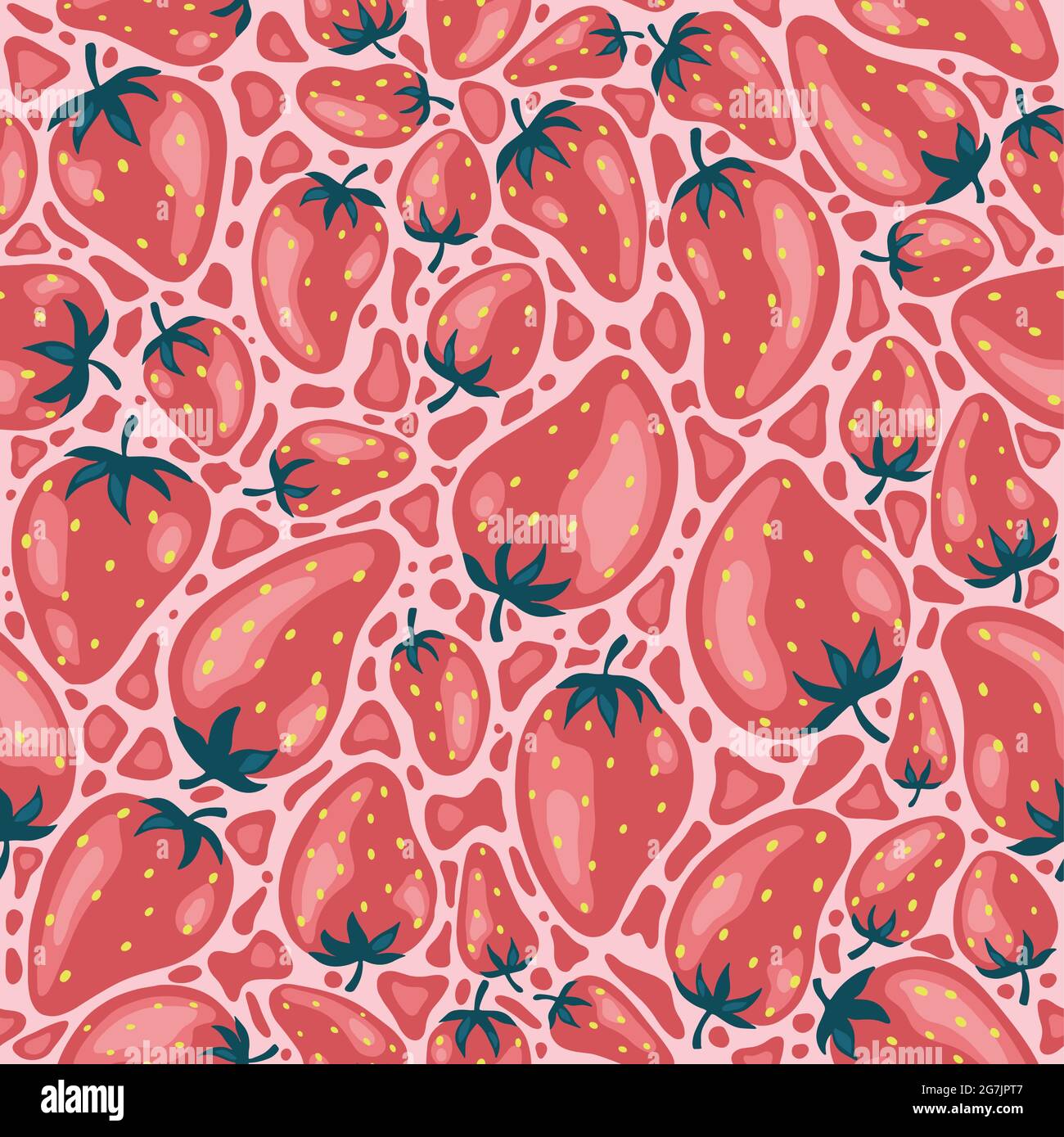 Strawberries seamless pattern background. Strawberry pattern. Vector background Stock Vector ...