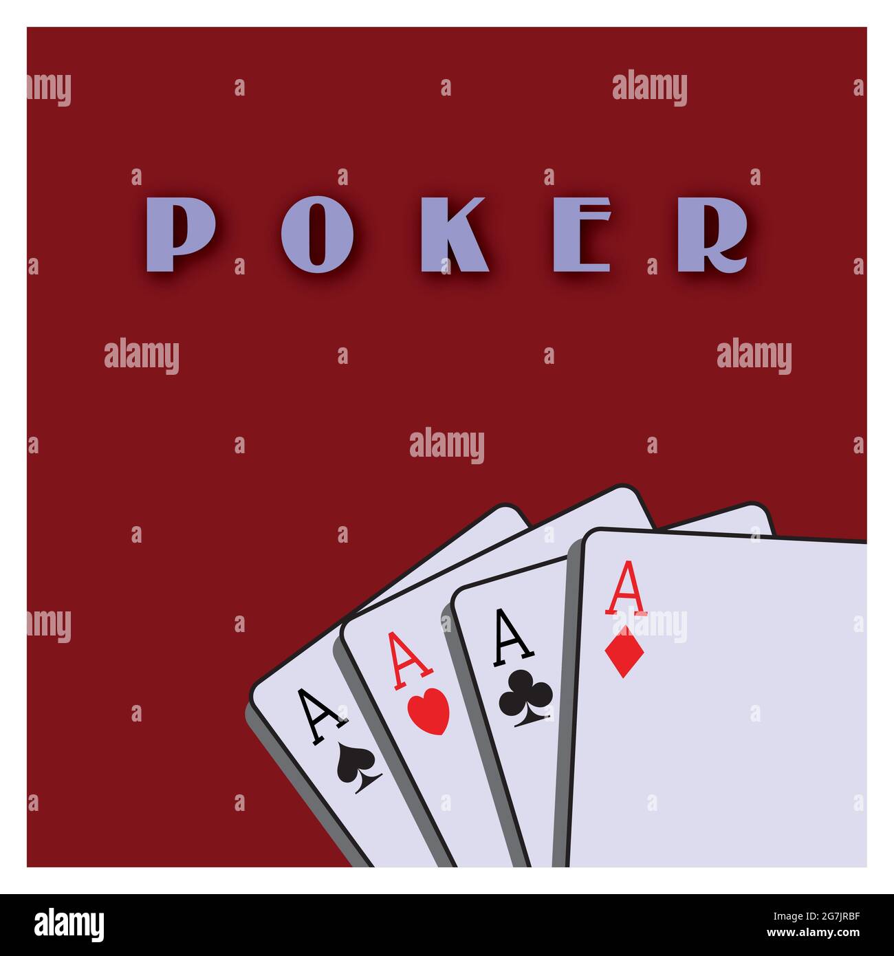 Poker poster background Stock Vector Images - Alamy