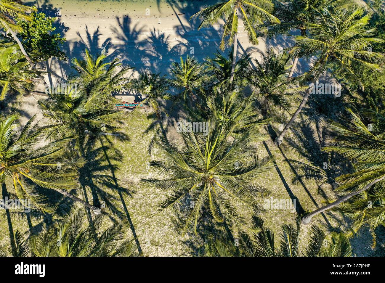 Aerial view of Koh Ngam, in Koh Chang, Trat, thailand, south east asia ...