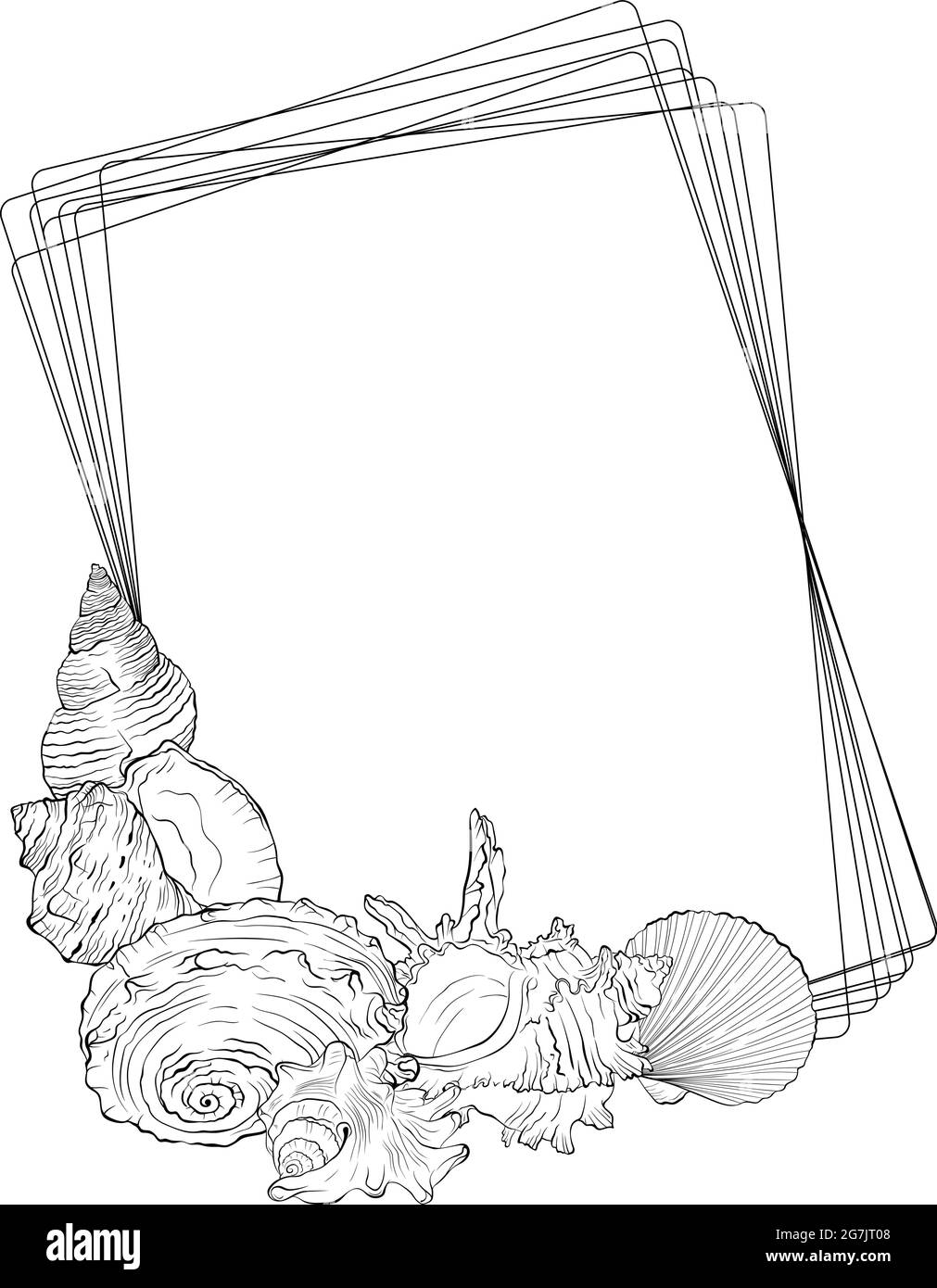 Snail shells shape Stock Vector Images - Alamy