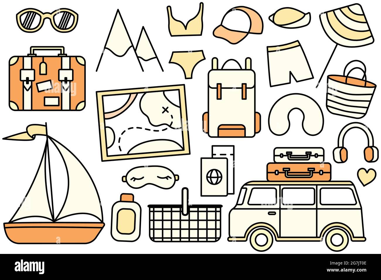 Recreation area hike Stock Vector Images - Alamy