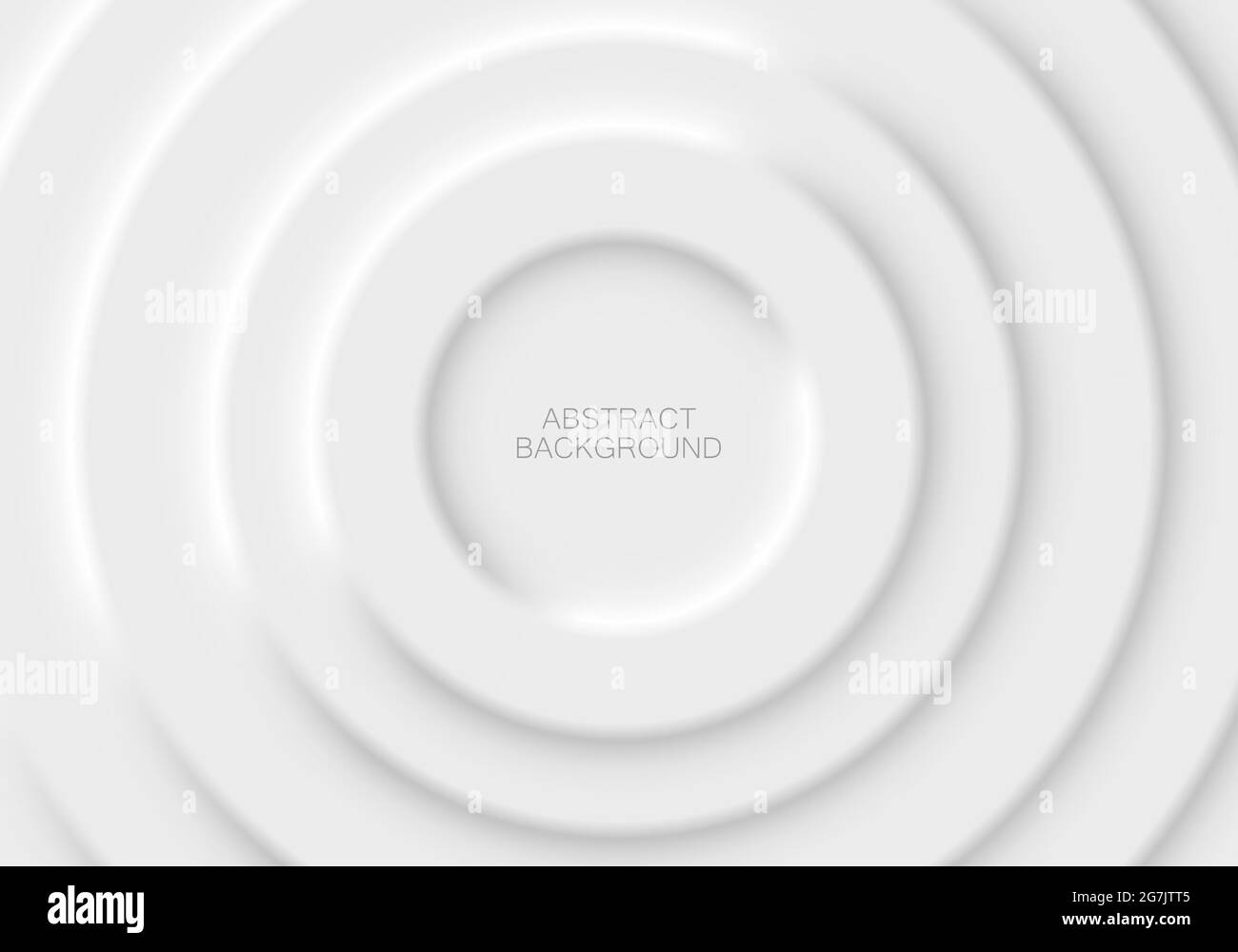 Abstract background illustration in white neomorphism style. Minimal ...