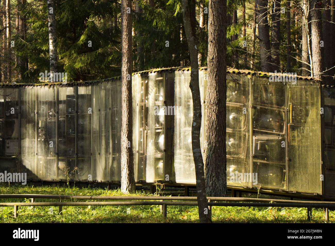 Open-air modern art museum in Vilnius, Lithuania, Europe Stock Photo ...