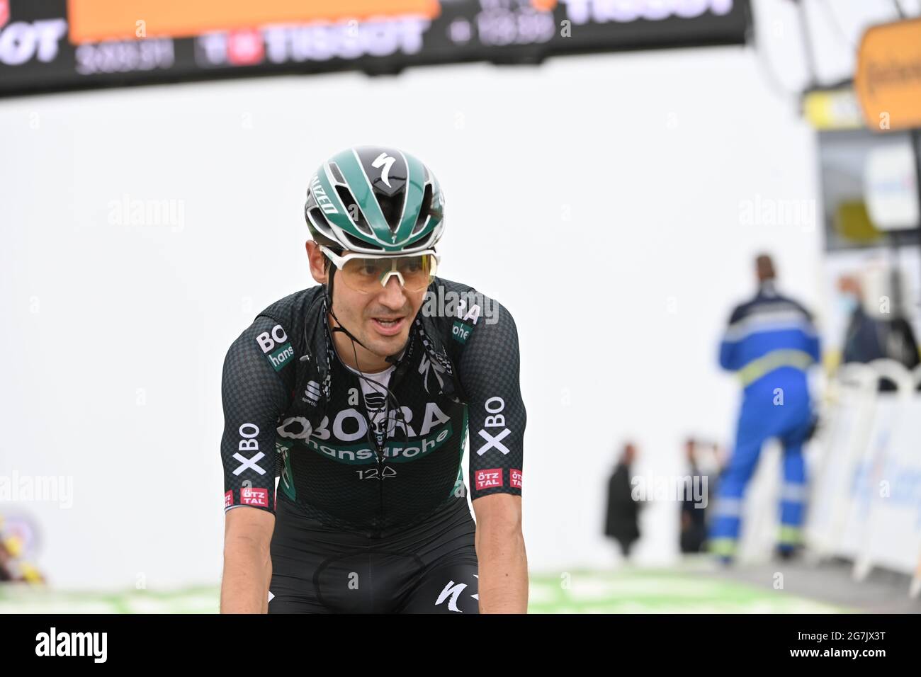 France, 14th July 2021. BUCHMANN Emanuel (GER) of BORA - HANSGROHE in ...