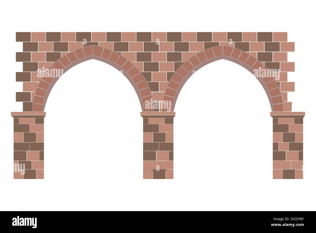 Architecture stone arches Cut Out Stock Images & Pictures - Alamy