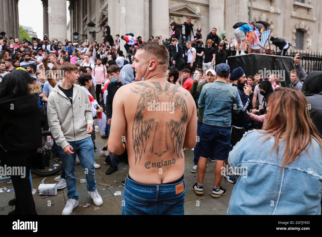 Football hooligans england fight hi-res stock photography and images ...