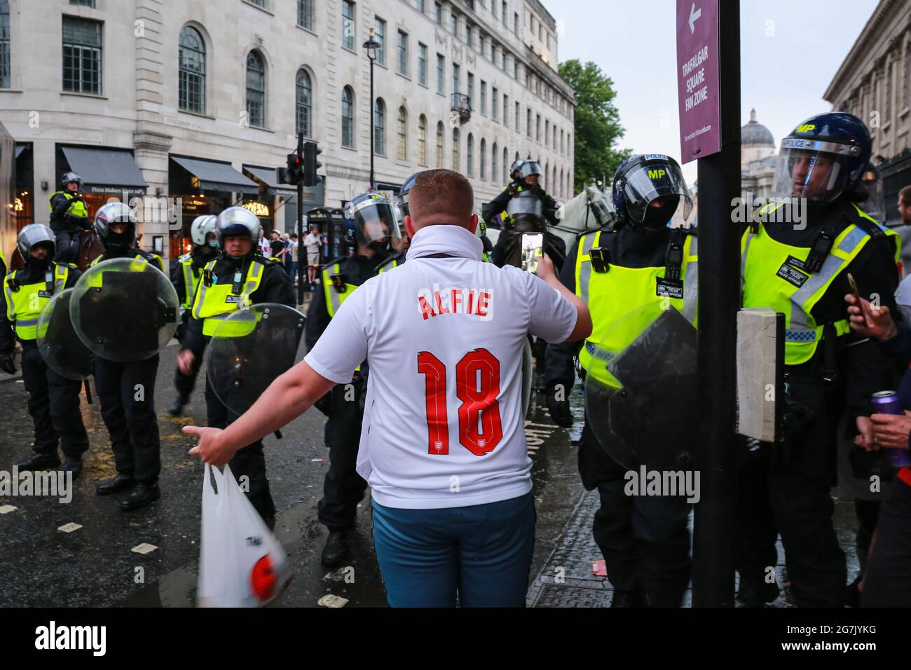 Football hooligans england fight hi-res stock photography and images ...