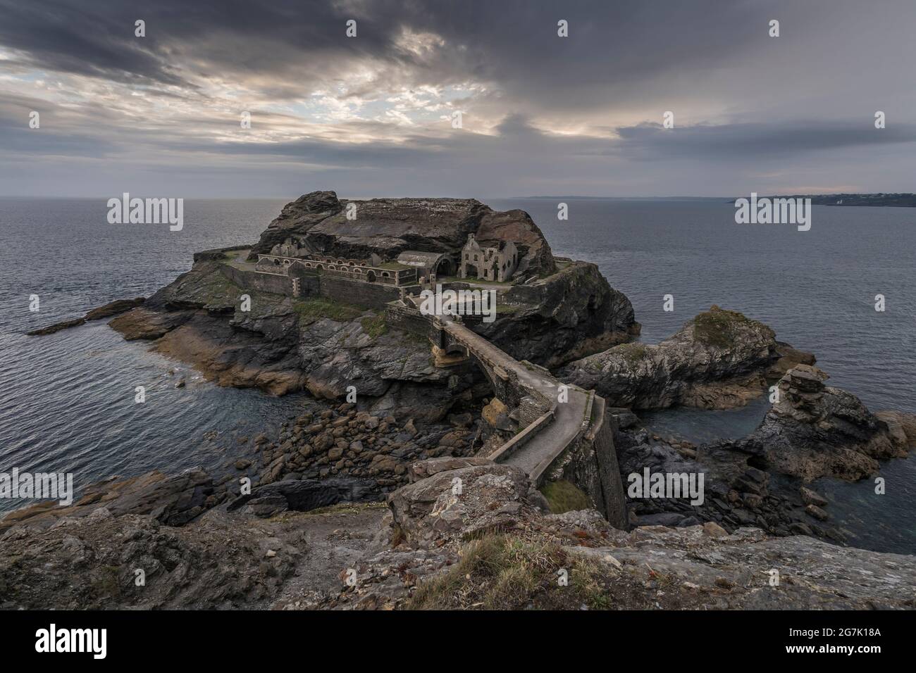 Fort des Capucins on the french atlantic coast Stock Photo - Alamy