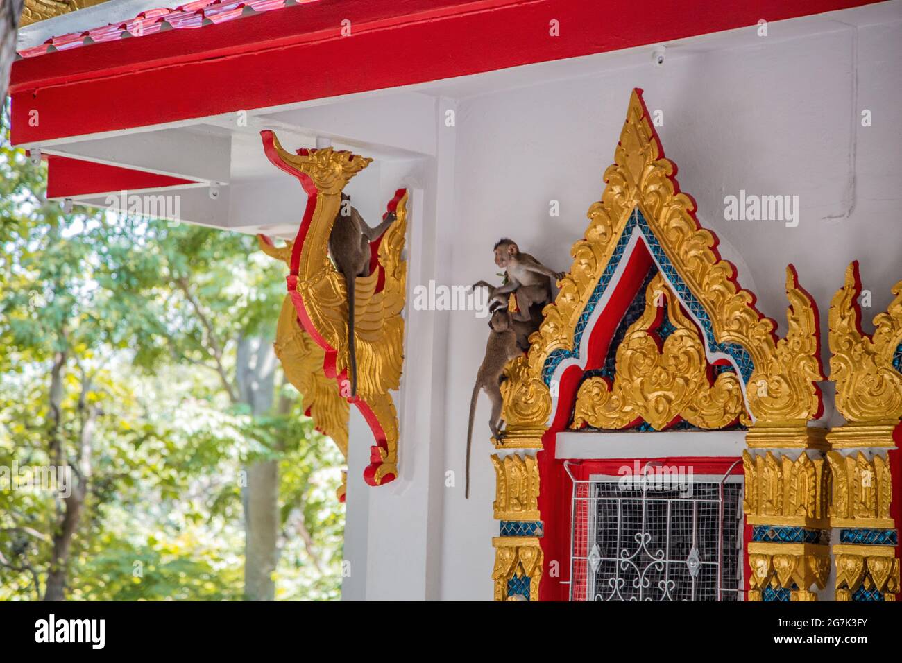 Aerial view of Wat Phra Phutthachai in Saraburi, Thailand Stock Photo ...