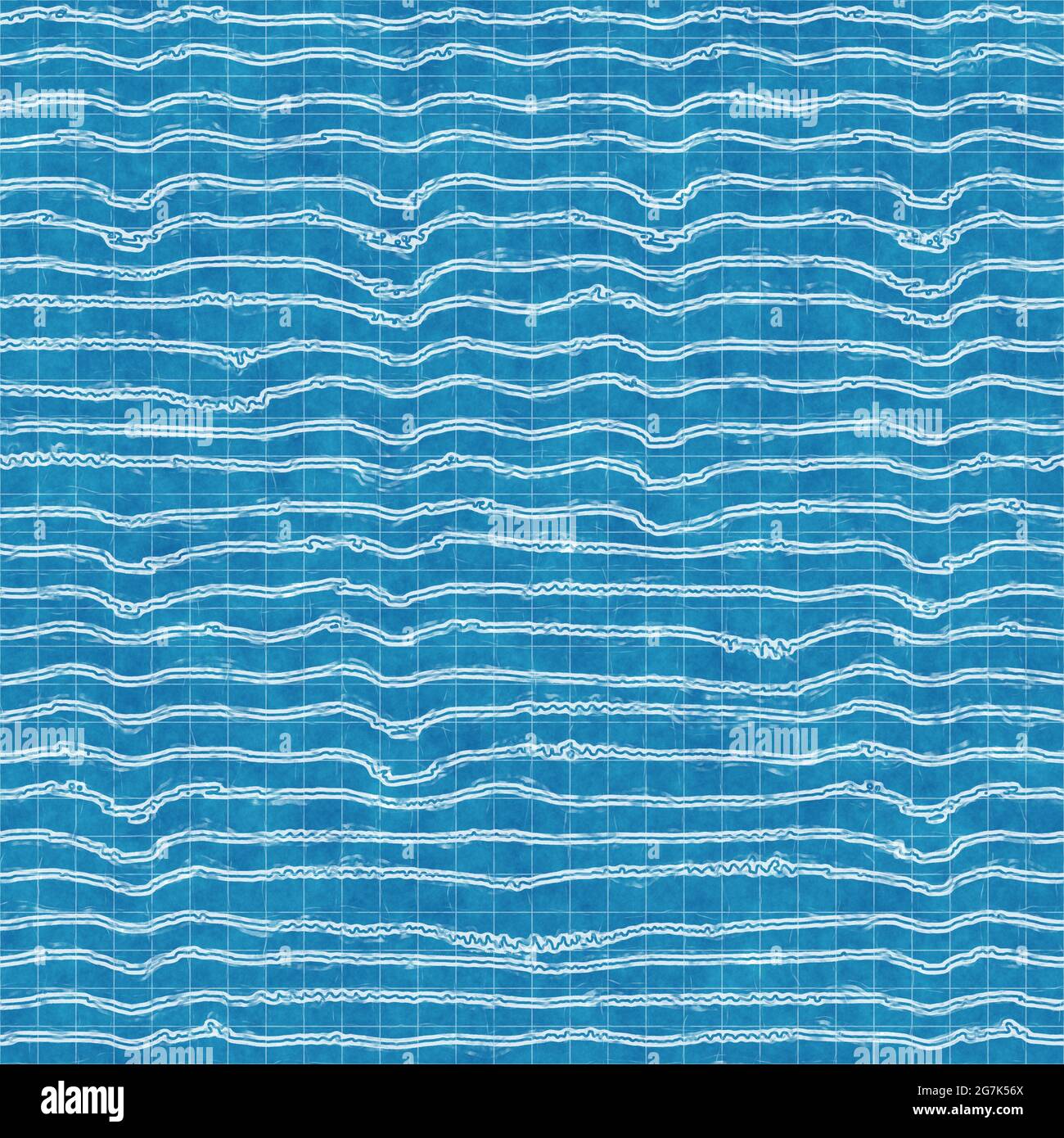 Seamless bright blue blueprint pattern for textile and print Stock ...