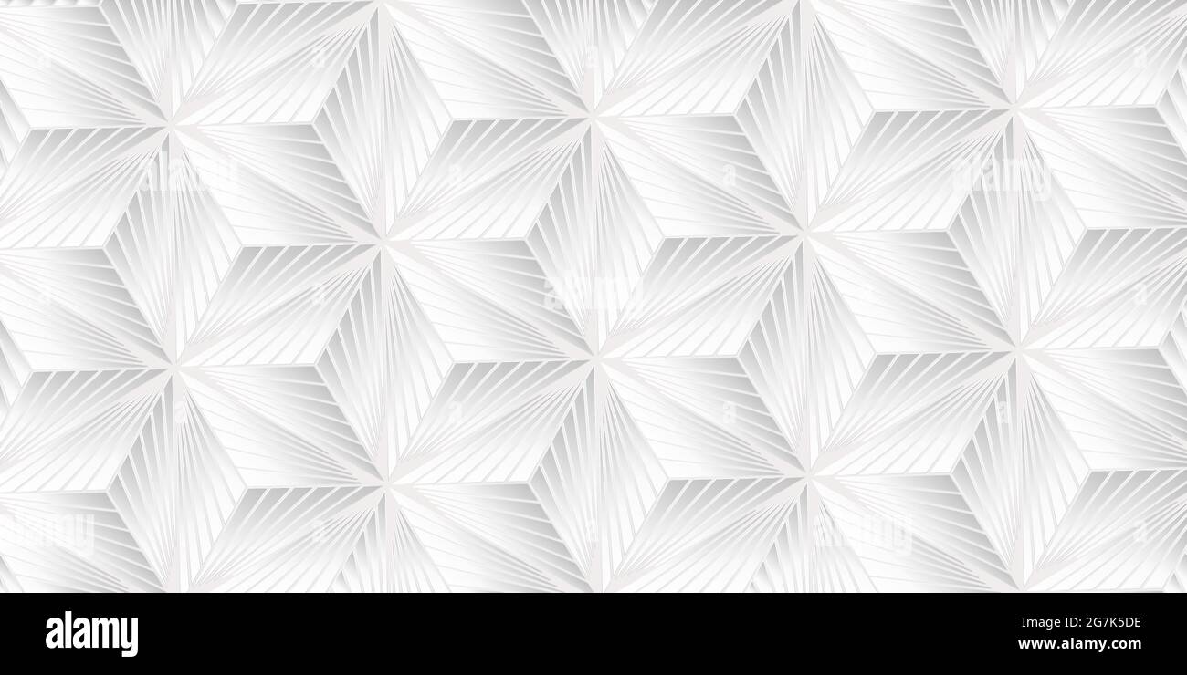 Abstract geometric pattern with polygonal stripes line weave white and ...