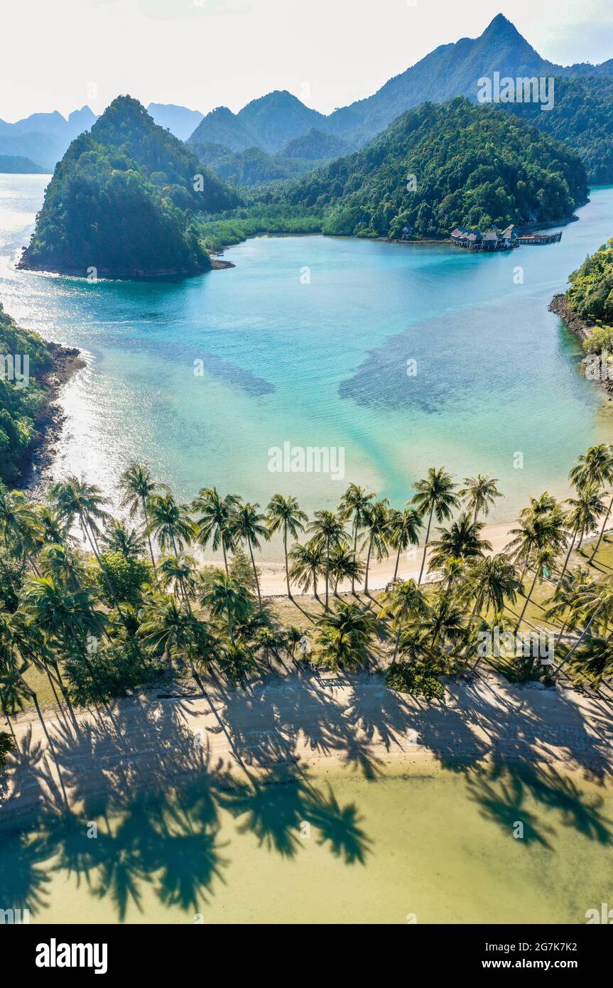 Aerial view of Koh Ngam, in Koh Chang, Trat, thailand Stock Photo - Alamy
