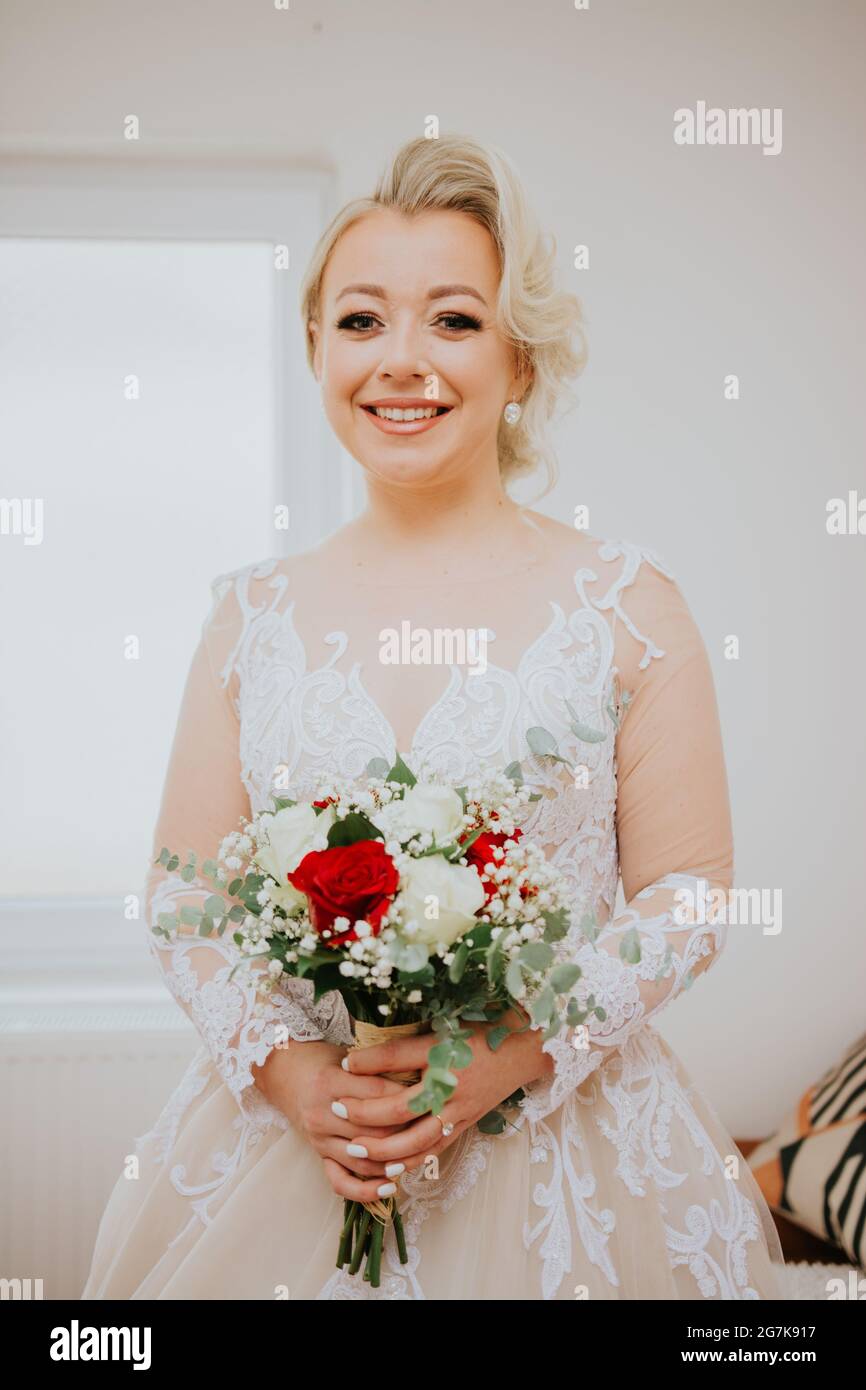 bride at the wedding day Stock Photo - Alamy
