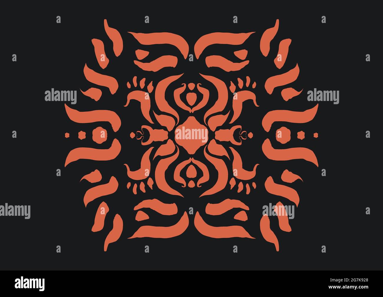 Illustration of a symbol on a black background Stock Photo - Alamy