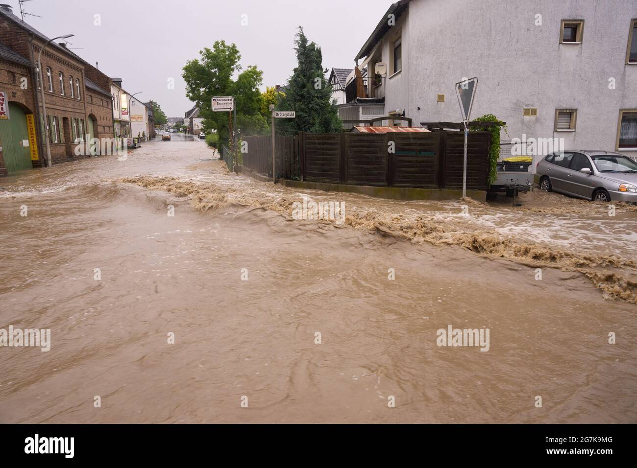 Esch, Germany. 14th July, 2021. The streets in Esch (Ahrweiler district ...