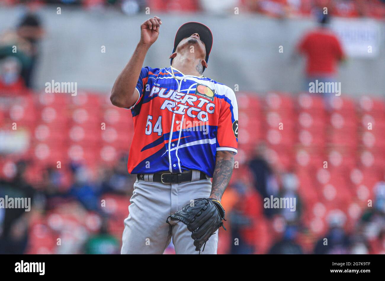 MAZATLAN, MEXICO - JANUARY 31: Luis Medina starting pitcher for Los ...