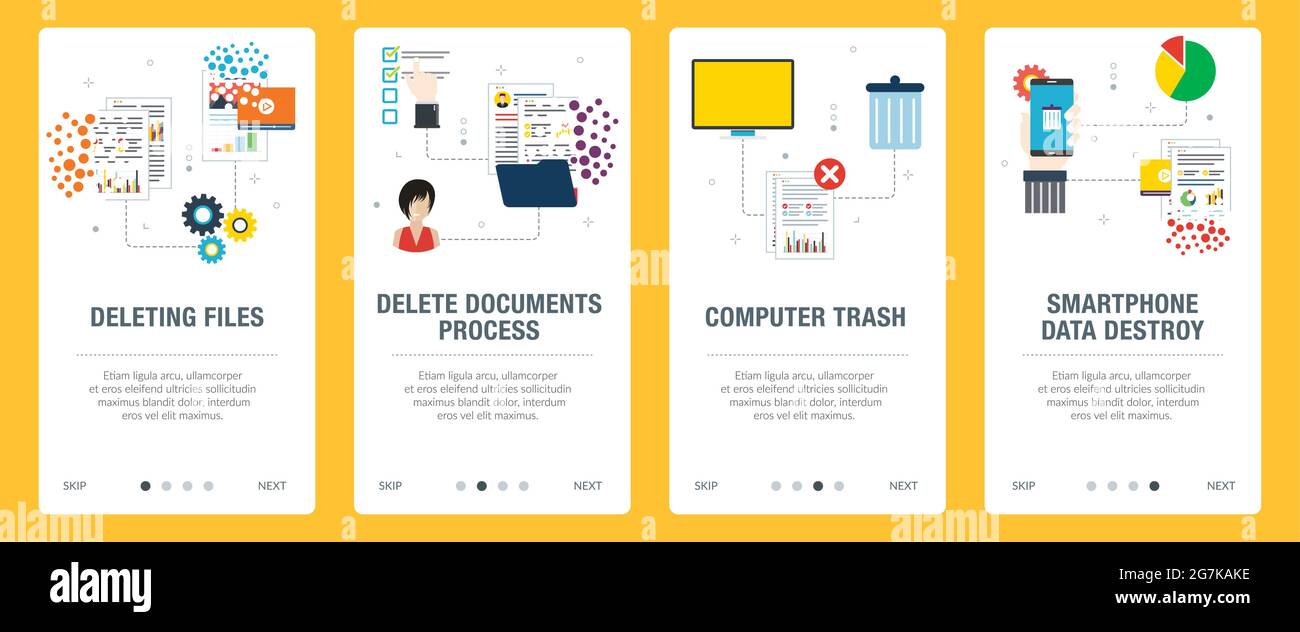 Mobile shredding Stock Vector Images - Alamy