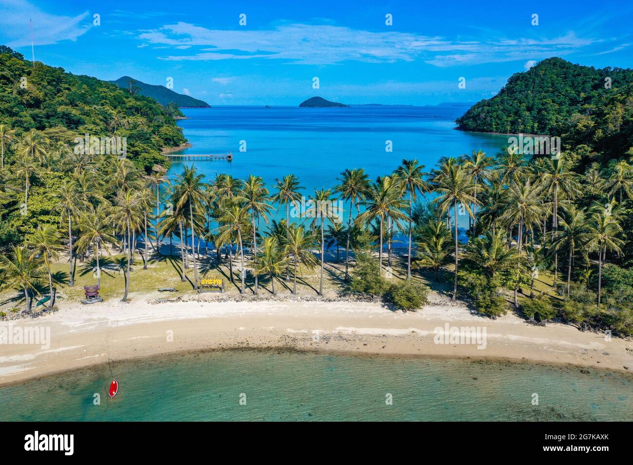 Aerial view of Koh Ngam, in Koh Chang, Trat, thailand Stock Photo - Alamy