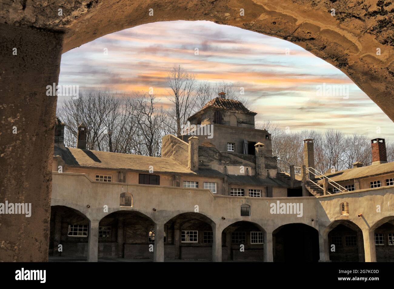 The Moravian Pottery & Tile Works history museum, Doylestown, PA , USA ...